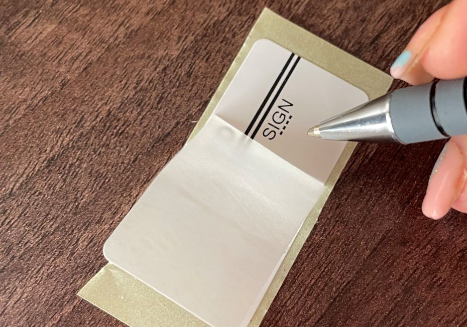 Mark & Seal Labels - add durability to handwritten labels